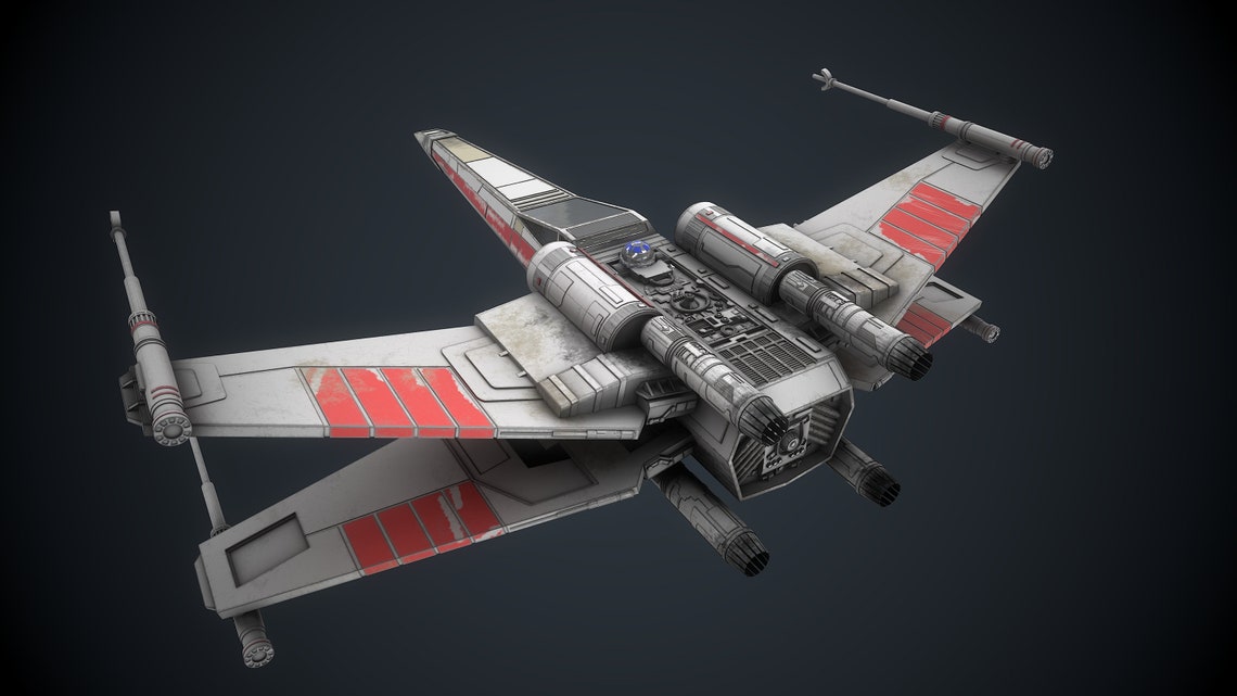Xwing-star_wars-stl File, 3D Digital Printing STL File for 3D Printers, Modeling, 3D Model - Etsy