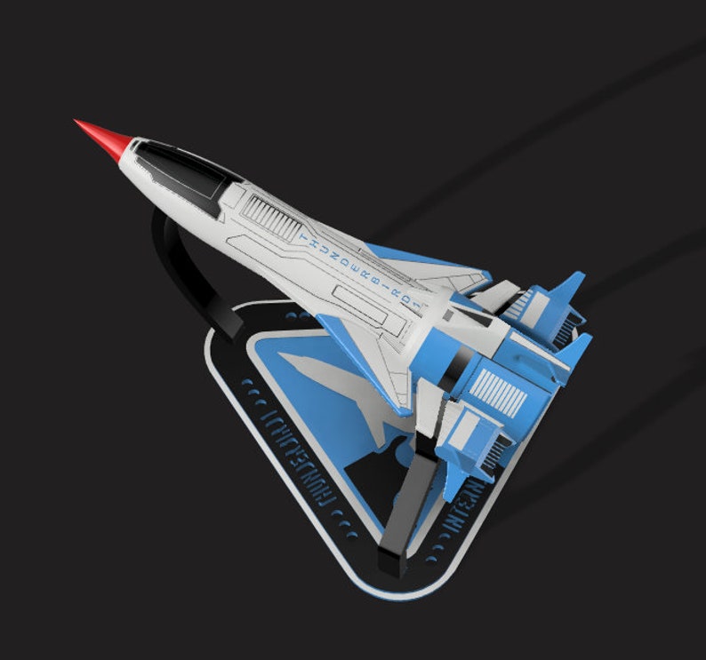 Thunderbird Ship 1 - STL File, 3D Digital Printing STL File for 3D ...