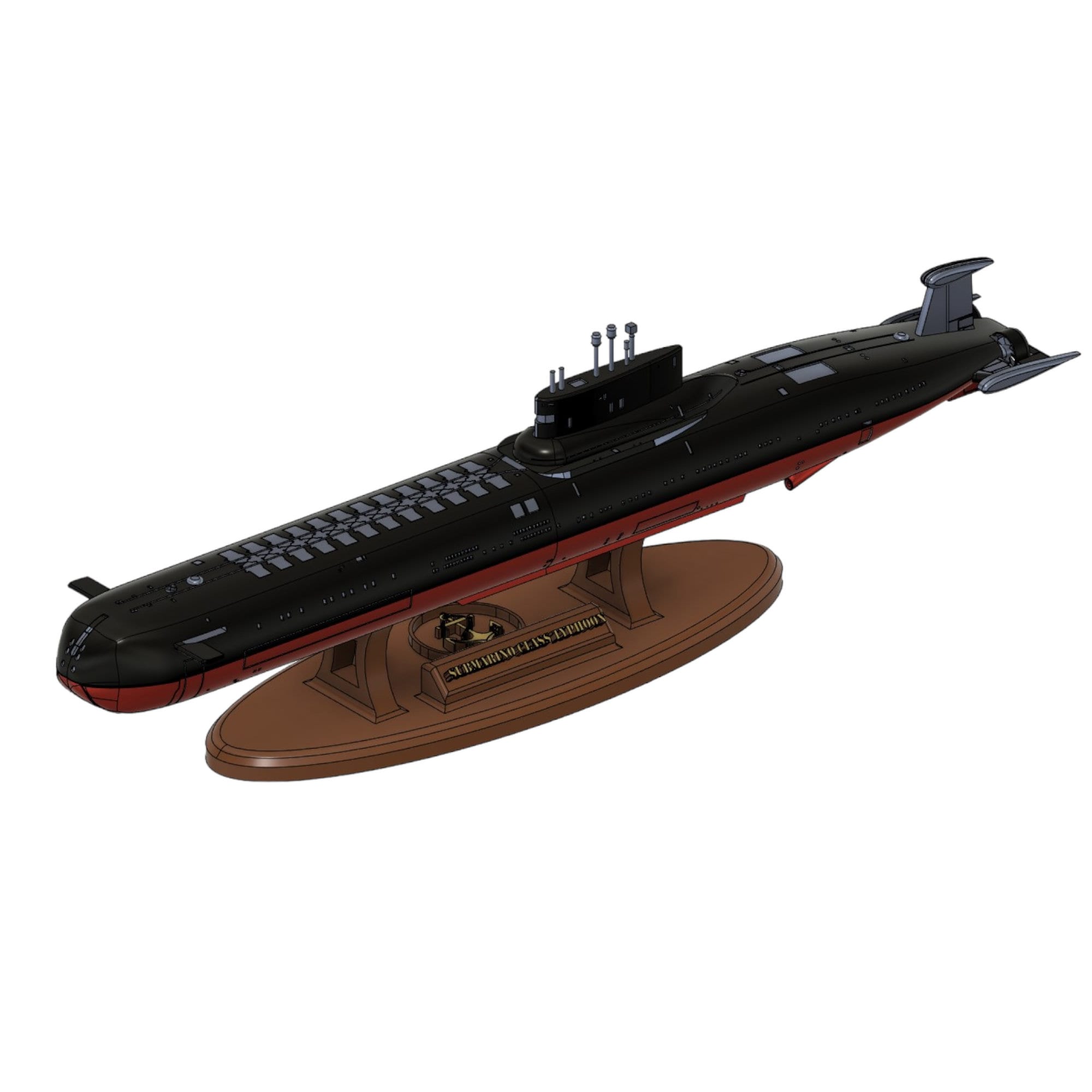 Typhoon Class Submarine - STL File, 3D Digital Printing STL File for 3D ...