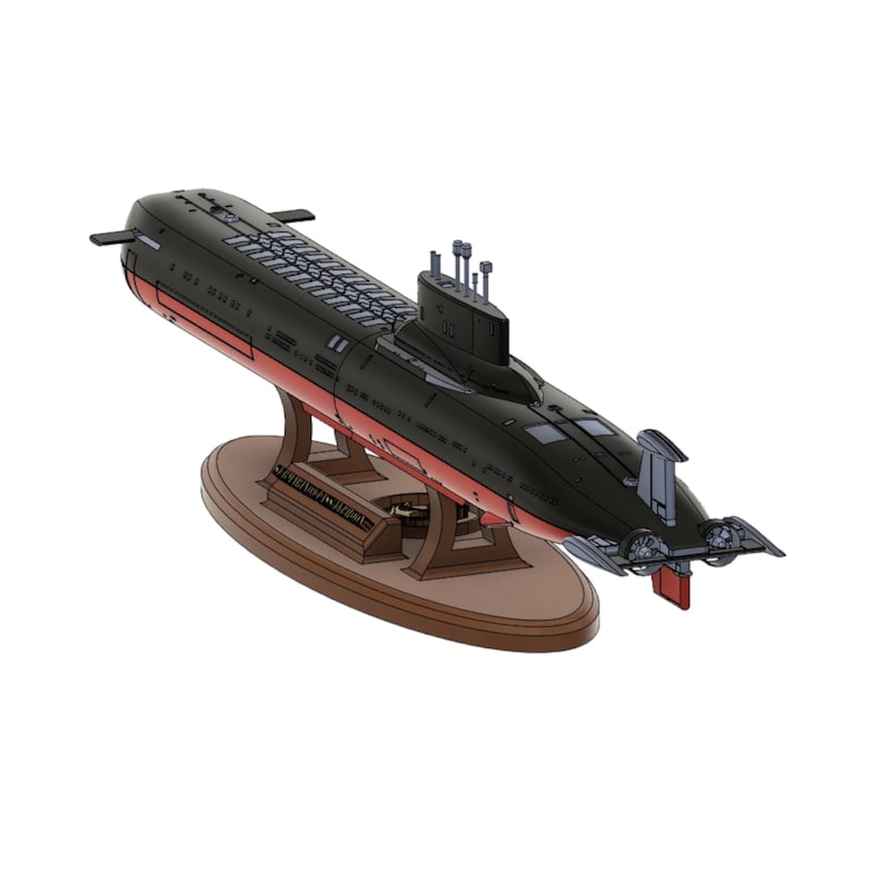 Typhoon Class Submarine - STL File, 3D Digital Printing STL File for 3D ...