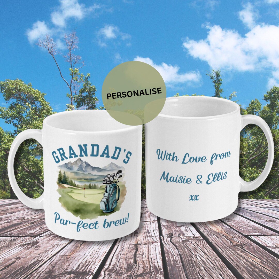 Golfing Gift, Golf Player Mug, Golf Playing Grandad Present, Grandad ...