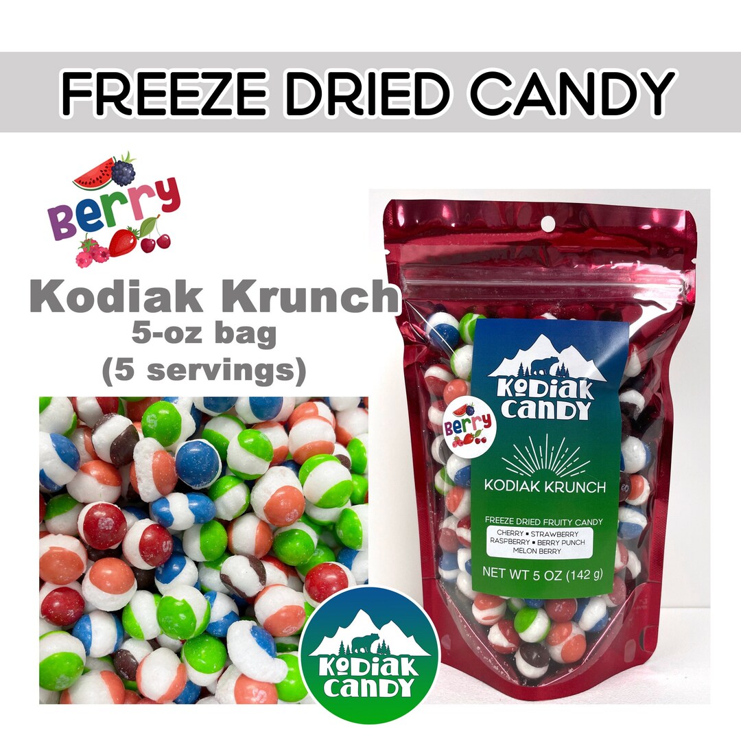 Kodiak Krunch BERRY Freeze Dried Fruity Candy Freeze Dried Treats Berry ...