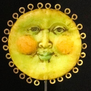 Sun Face on Pedestal - Etsy