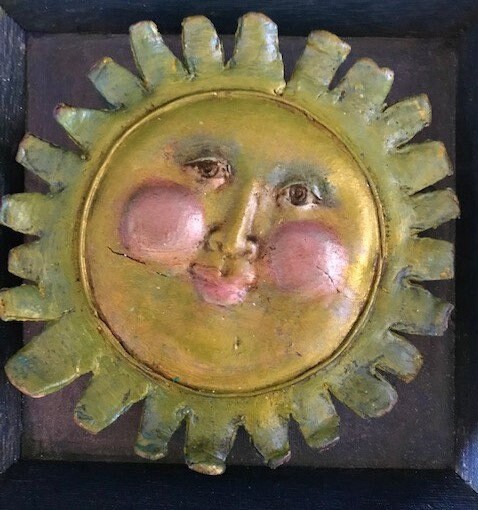 Sun Whimsical Unique One-of-a-kind With Sparkly - Etsy