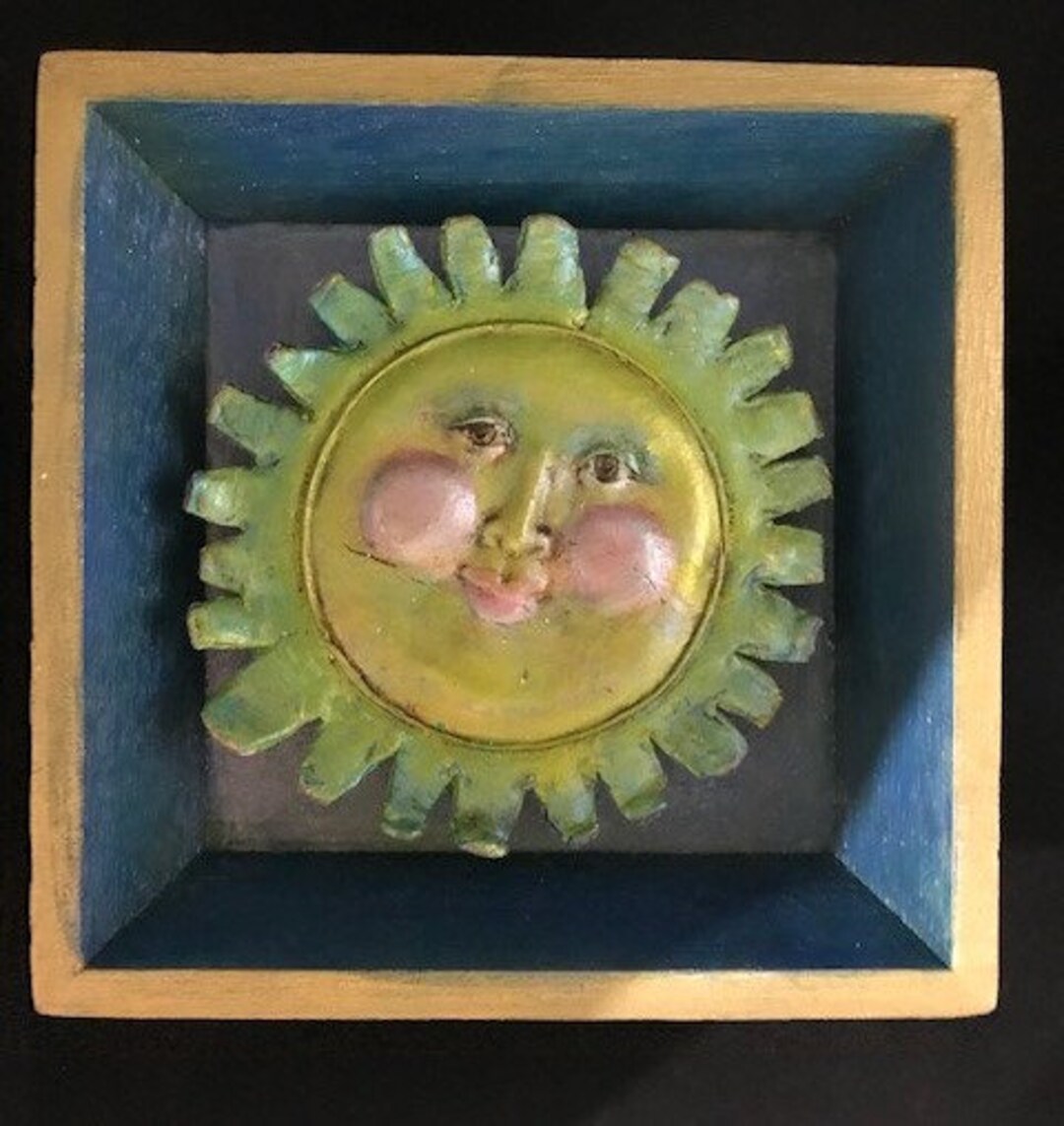 Sun - Whimsical, Unique, One-of-a-kind, With Sparkly Background in ...