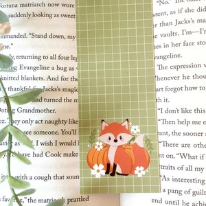 Cute Fox Bookmark | Woodland Fox Bookmark | Woodland Bookmark | Autumn ...