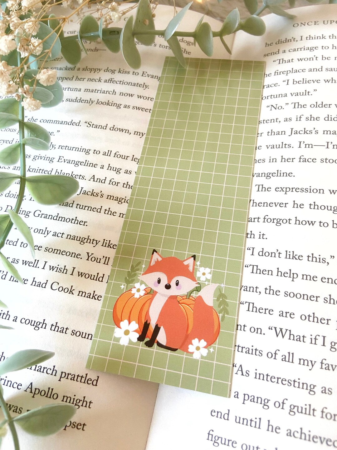 Cute Fox Bookmark | Woodland Fox Bookmark | Woodland Bookmark | Autumn ...