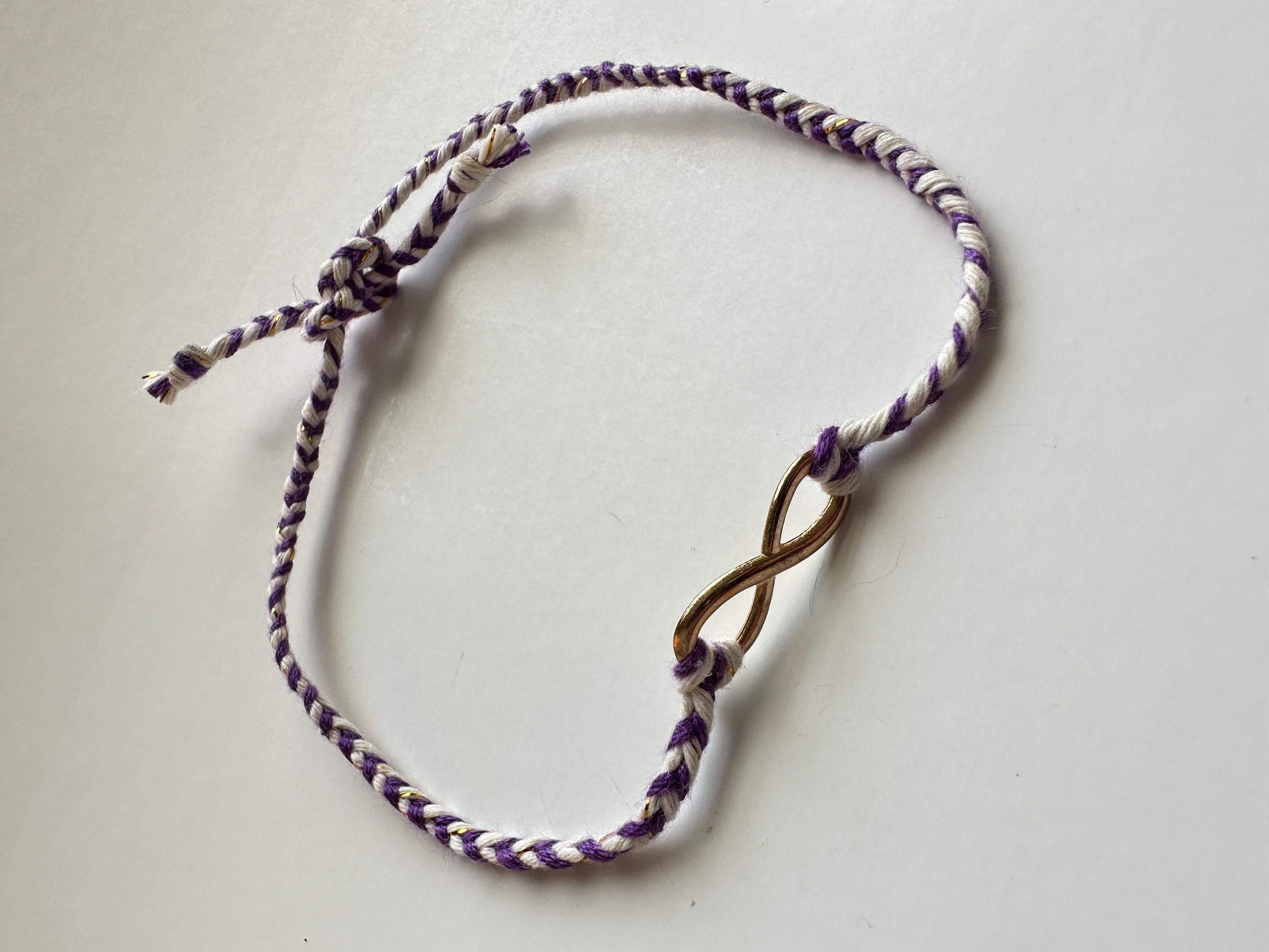 Infinity Symbol Braided Ankle Bracelet - Etsy