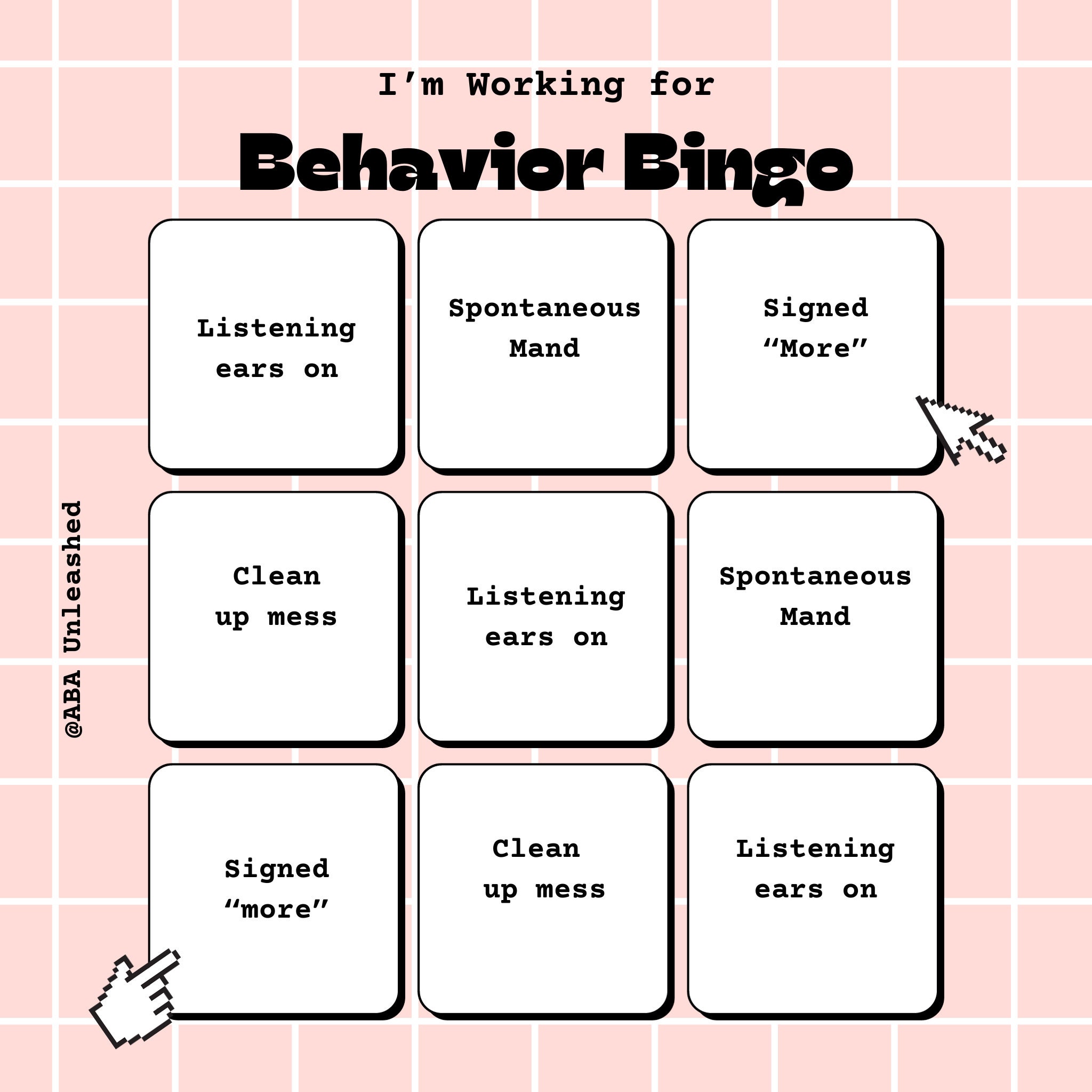 Bingo Rewarding Behavior, Kids Behavior Chart, Fun Behavioral Chart for ...