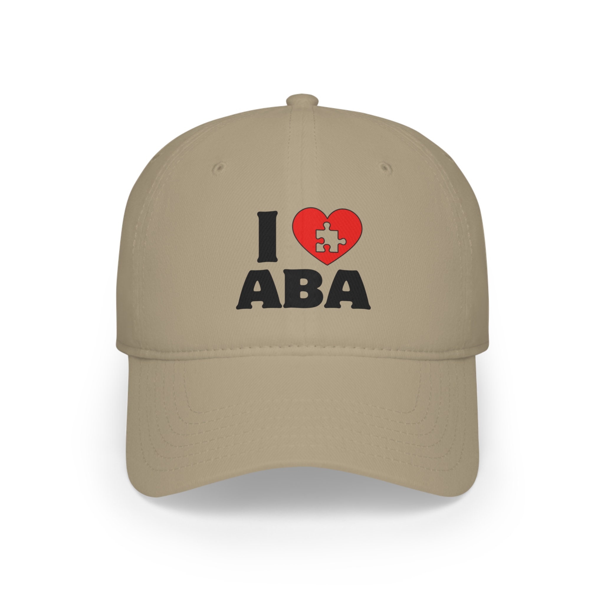 I Love ABA Low Profile Baseball Cap Behavior Analyst Hat, Graduation ...