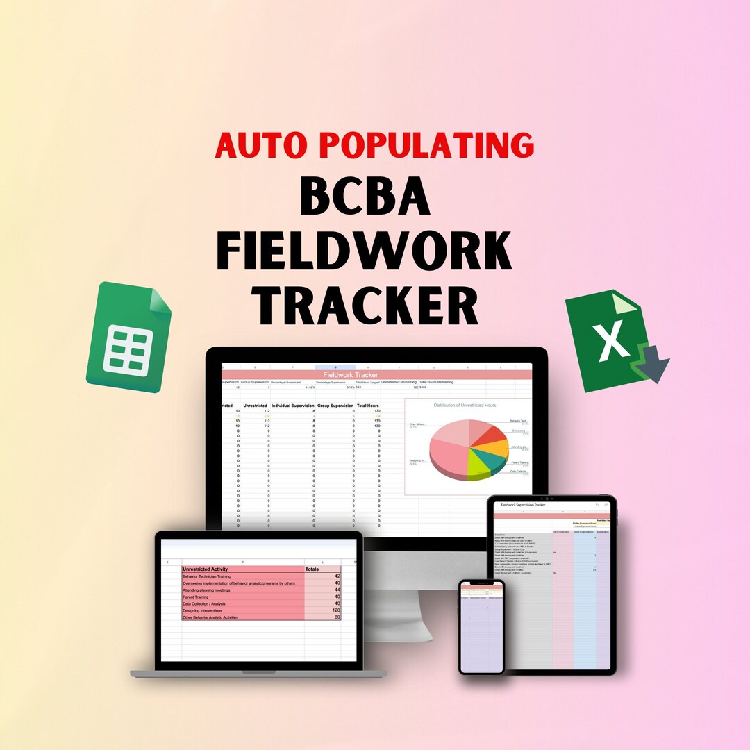 BCBA Fieldwork Hours | BCBA Experience Hours Tracker| BCBA Fieldwork ... BCBA Fieldwork Hours | BCBA Experience Hours Tracker| BCBA Fieldwork ...