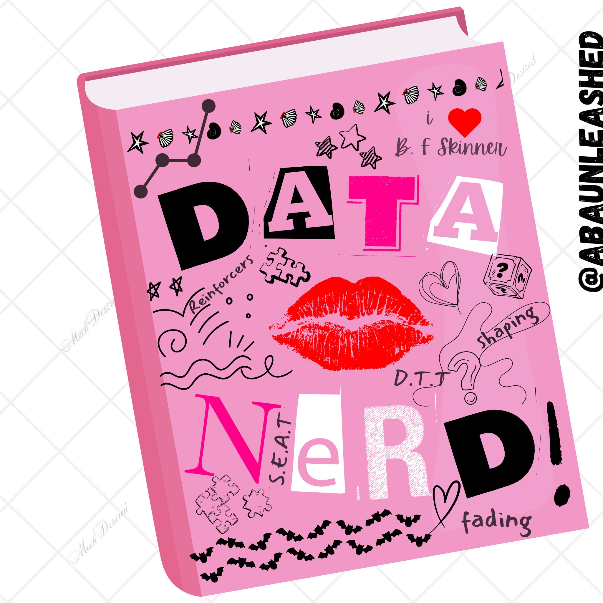 ABA 'data Nerd' SVG Mean Girls Burn Book-inspired Sass Meets Science ...