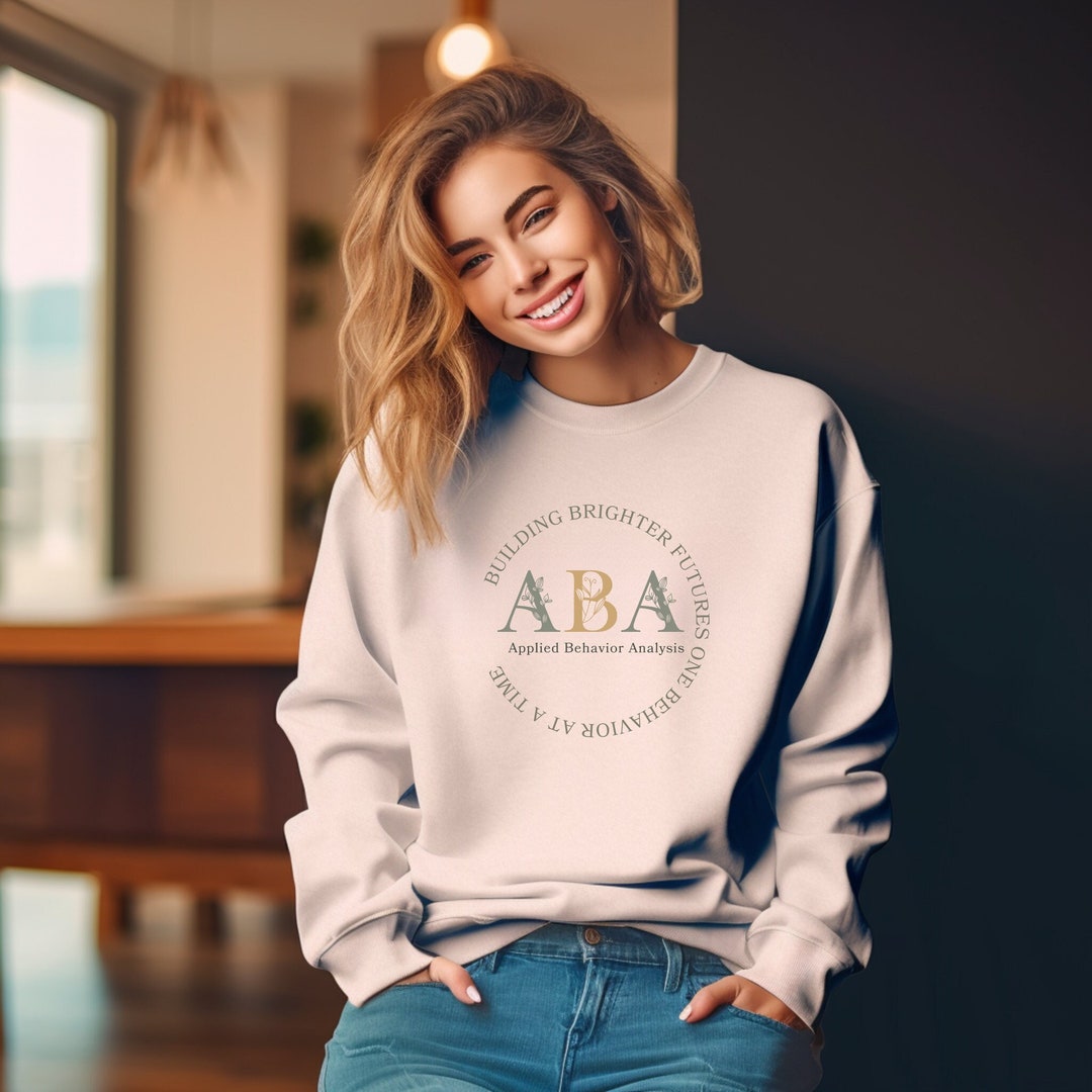 ABA Therapist Sweater, Aba Therapy Sweatshirt, ABA Therapy Sweater ...