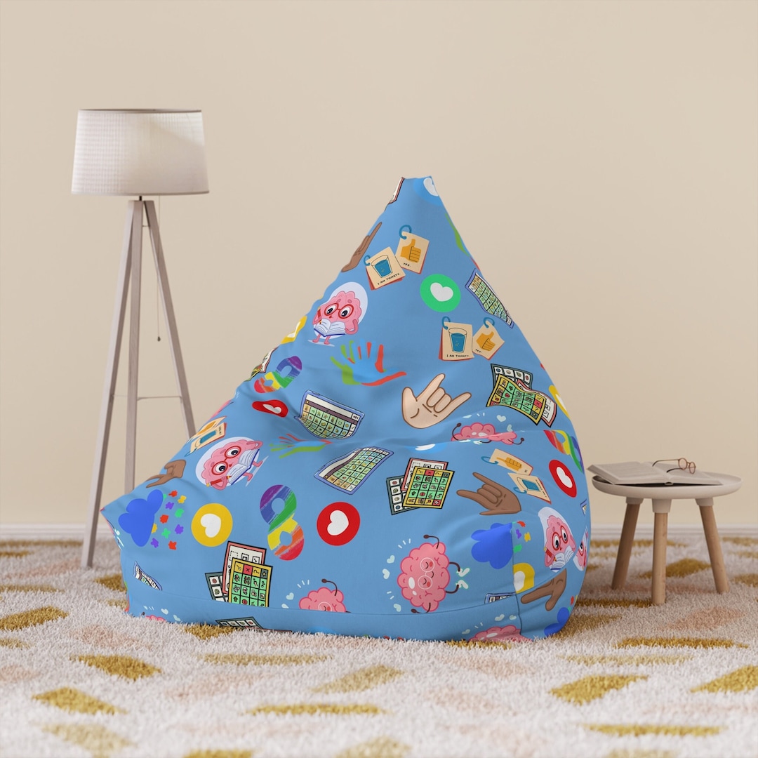 ABA, SLP Neurodiversity Bean Bag Chair Cover W/o Insert: Inclusion ...