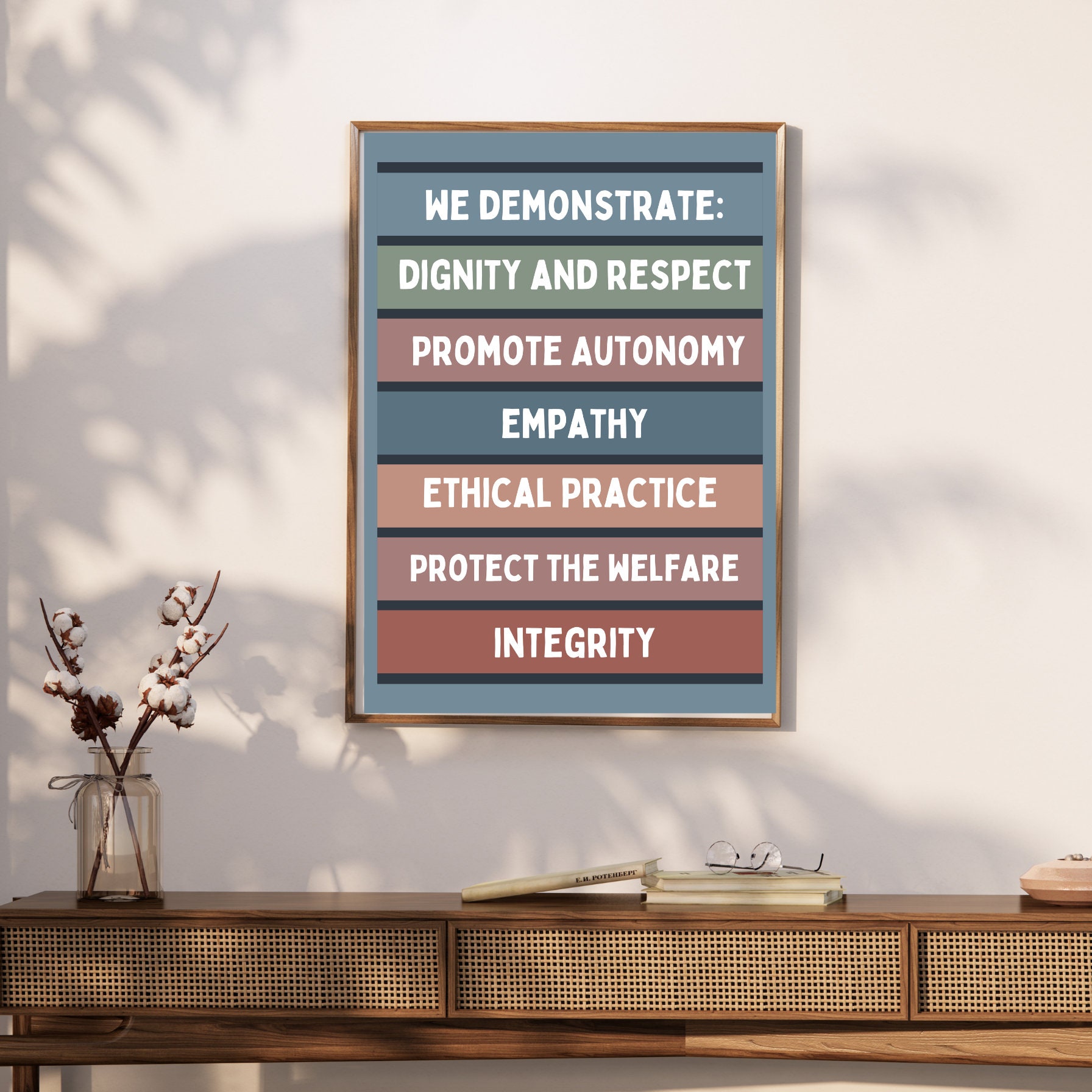 10 ABA Boho Printable Wall Art Bundle BCBA Office Decor - Etsy Canada