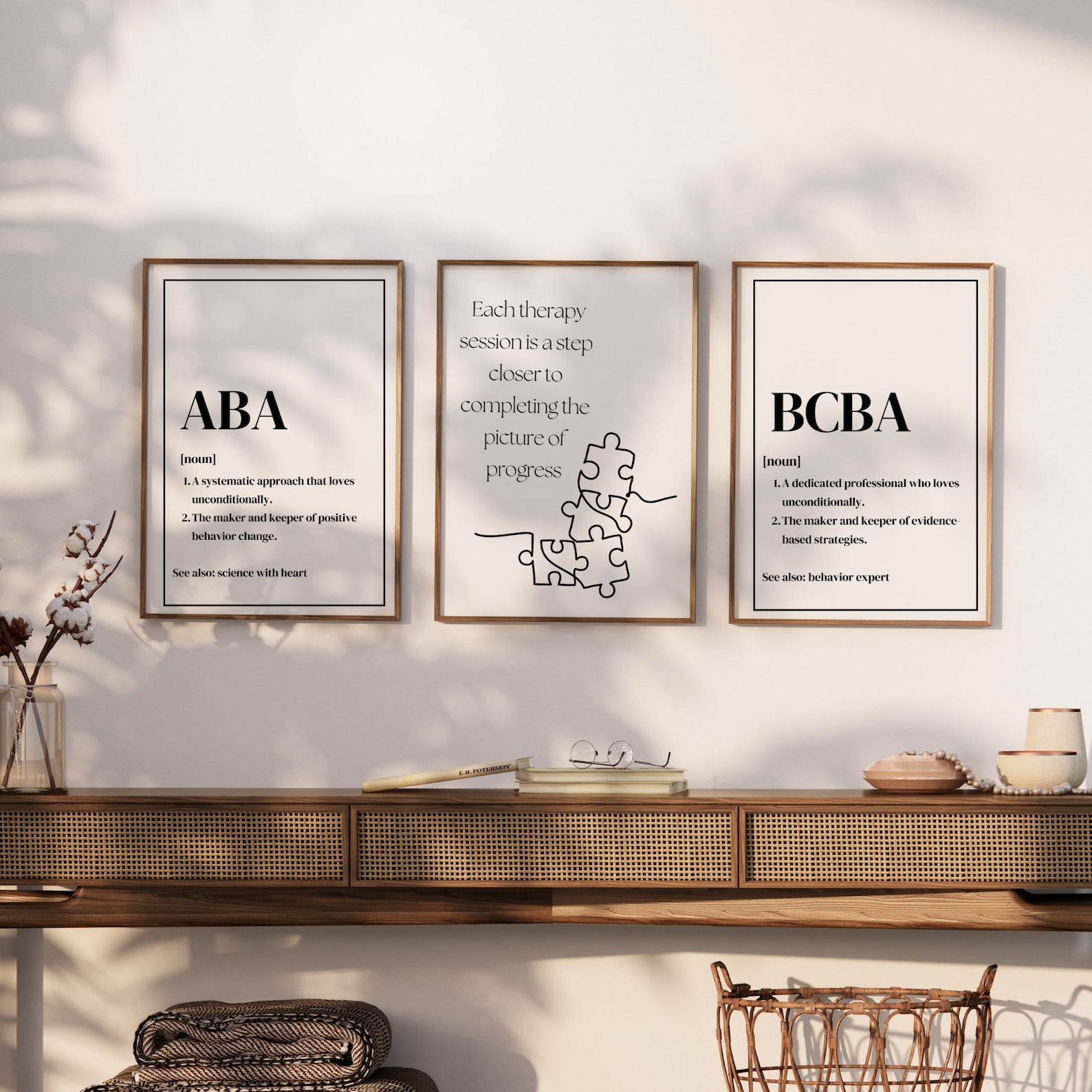 20 ABA Printable Wall Art Bundle, BCBA Office Decor Posters, ABA Wall ...