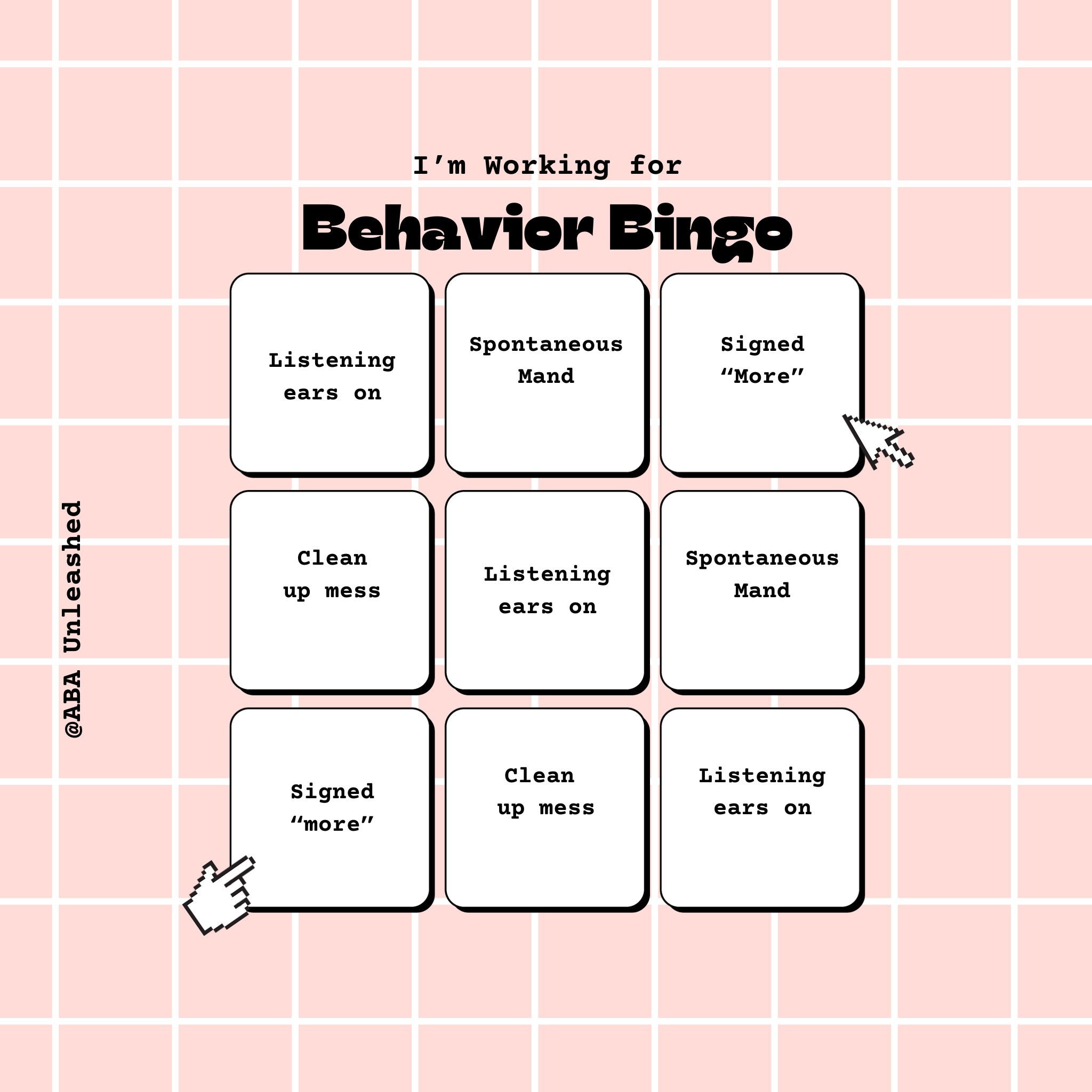Bingo Rewarding Behavior, Kids Behavior Chart, Fun Behavioral Chart for ...