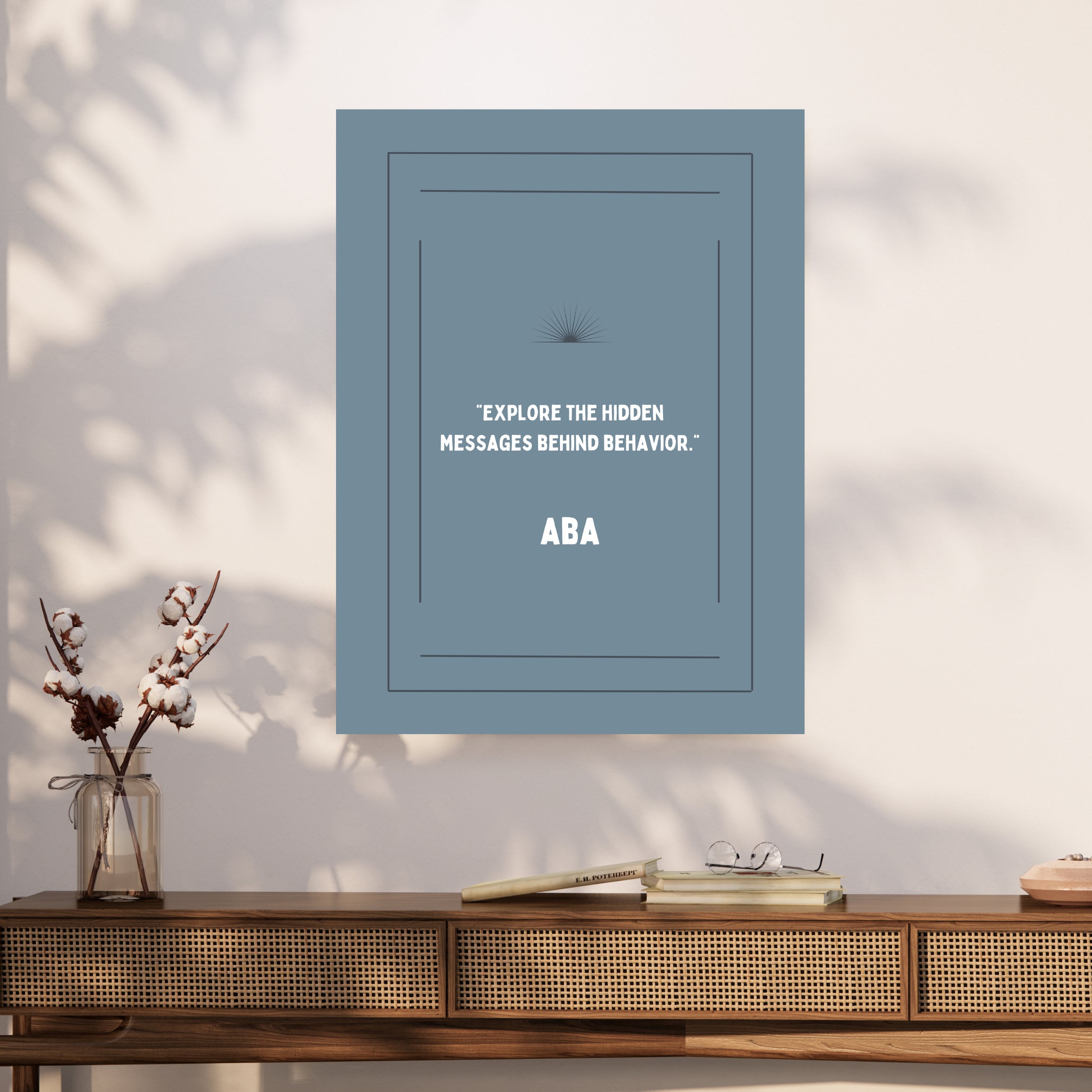 10 ABA Printable Wall Art Bundle, BCBA Office Decor Posters, ABA Wall ...