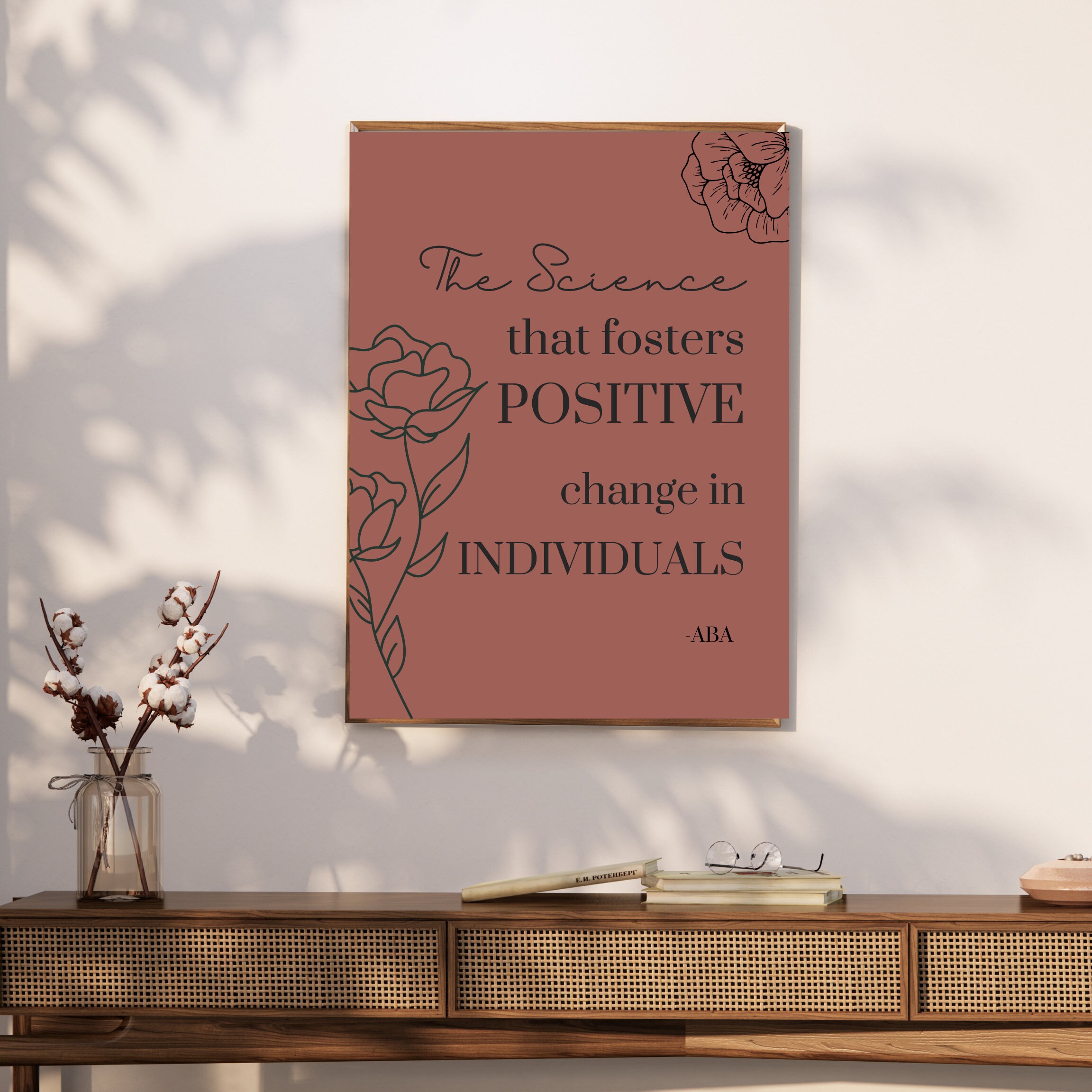 10 ABA Printable Wall Art Bundle, BCBA Office Decor Posters, ABA Wall ...