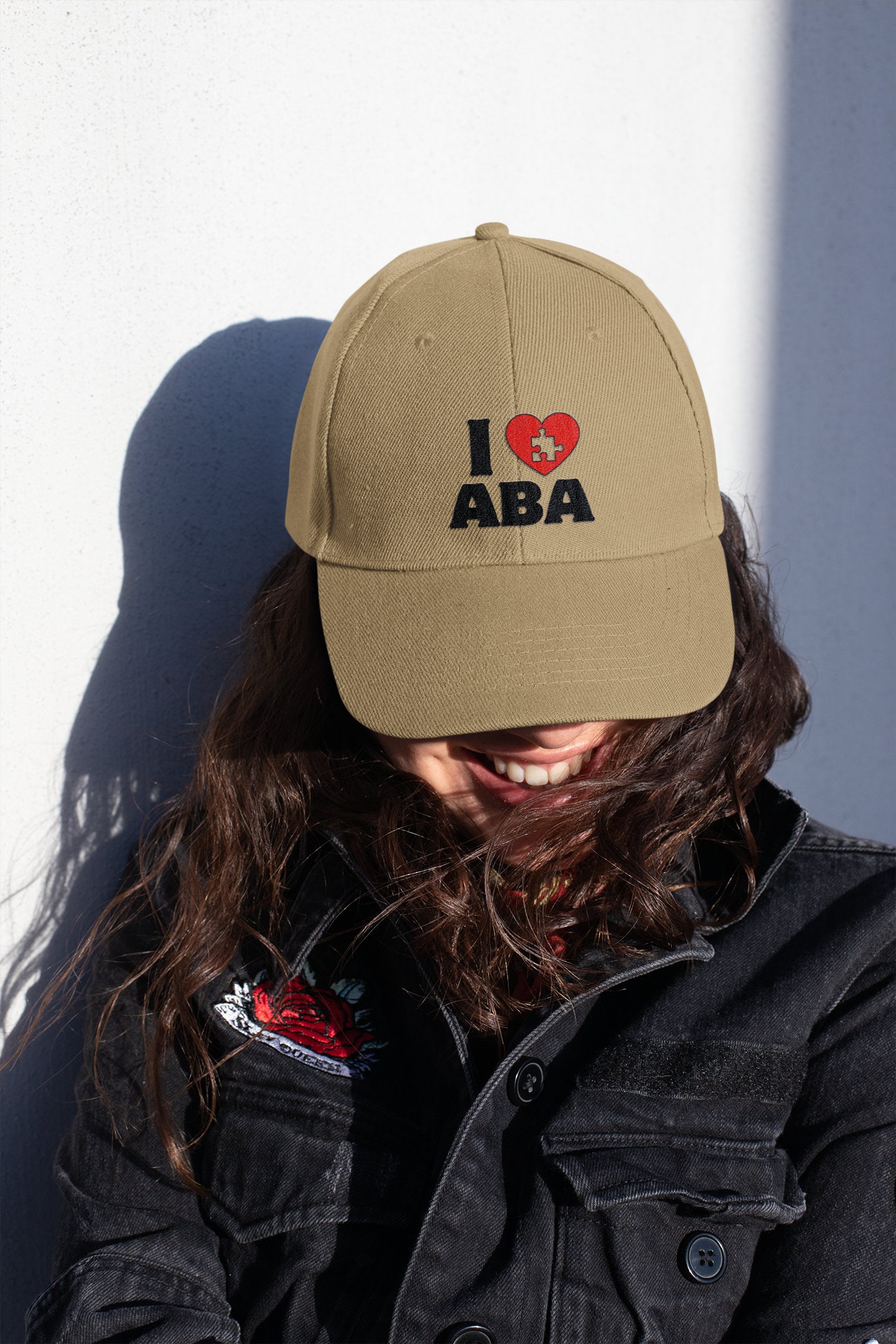 I Love ABA Low Profile Baseball Cap Behavior Analyst Hat, Graduation ...