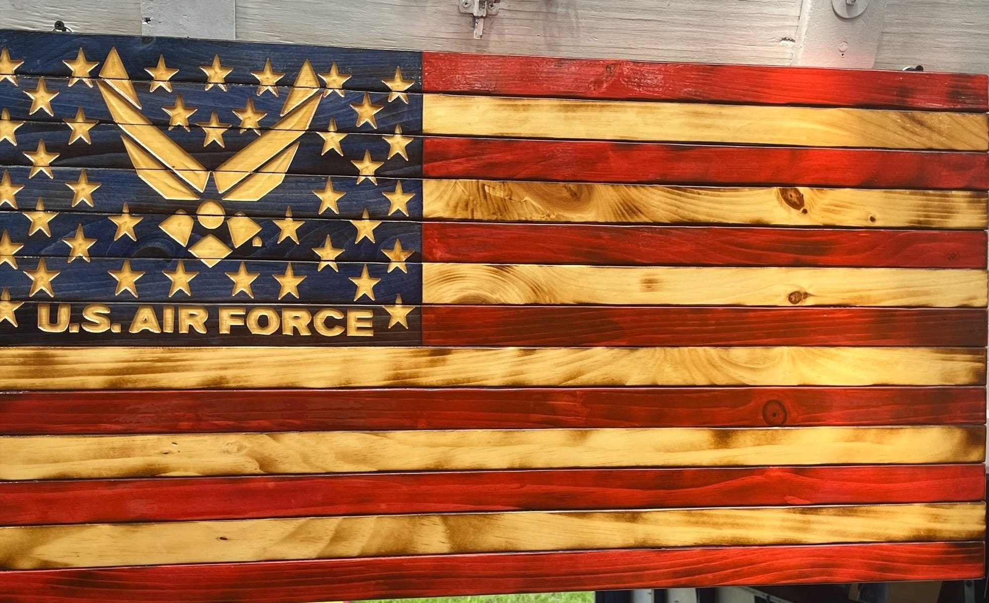 Air Force American Flag - Etsy