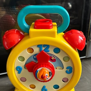 Tyco Jim Henderson Sesame Street Learning Clock - Etsy