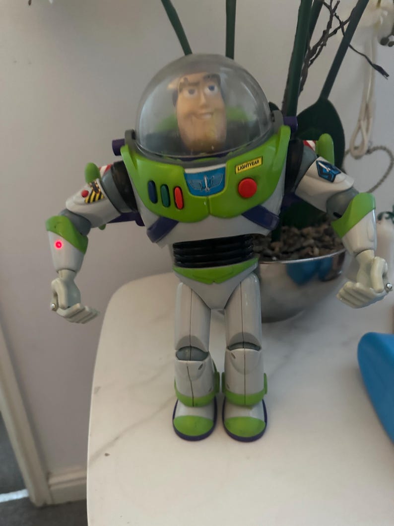 Vintage 1995 Original Toy Story Buzz Light Years Talking Doll - Etsy