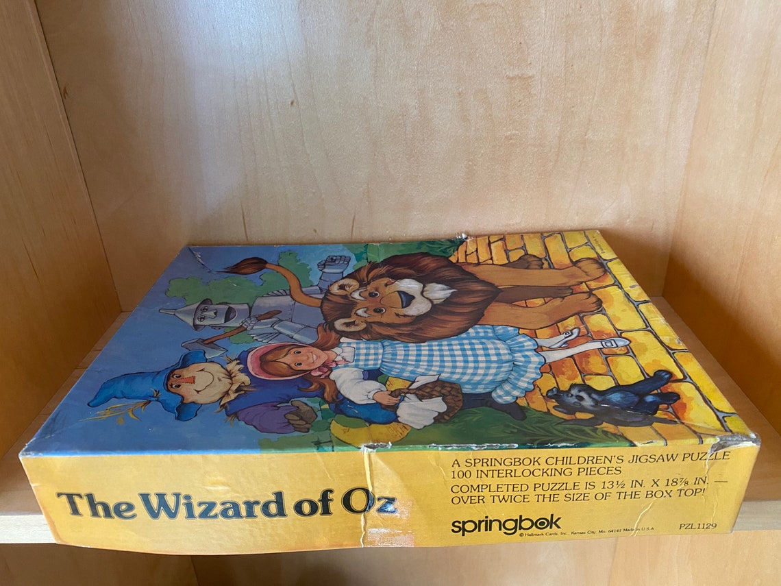 Wizard of OZ Jigsaw Puzzle - Etsy