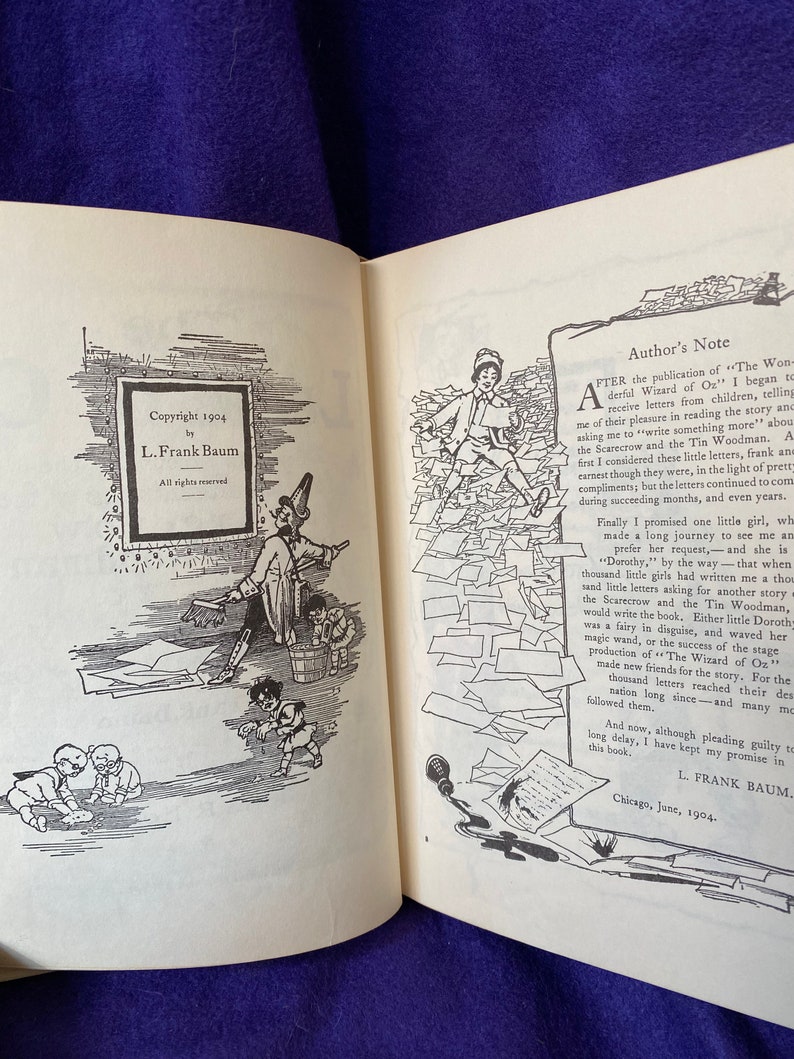 Wizard of OZ Book Series, “the Land of OZ” - Etsy