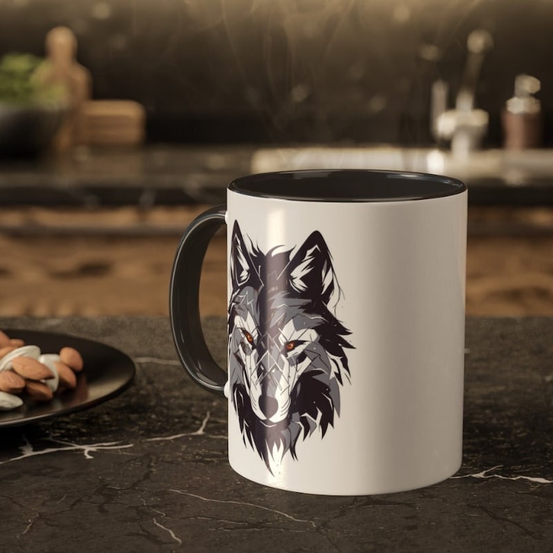 Ceramic Wolf Head - Etsy