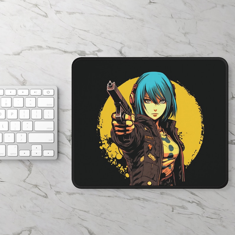 Anime Girl Gaming Mouse Pad Anime Mouse Pad Anime Computer Mouse Pad ...