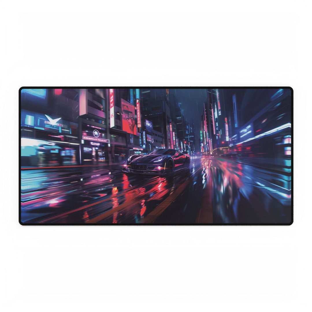 Corvette Mouse Pad Rectangle Sports Car Mouse Pad Corvette Fan Mouse ...