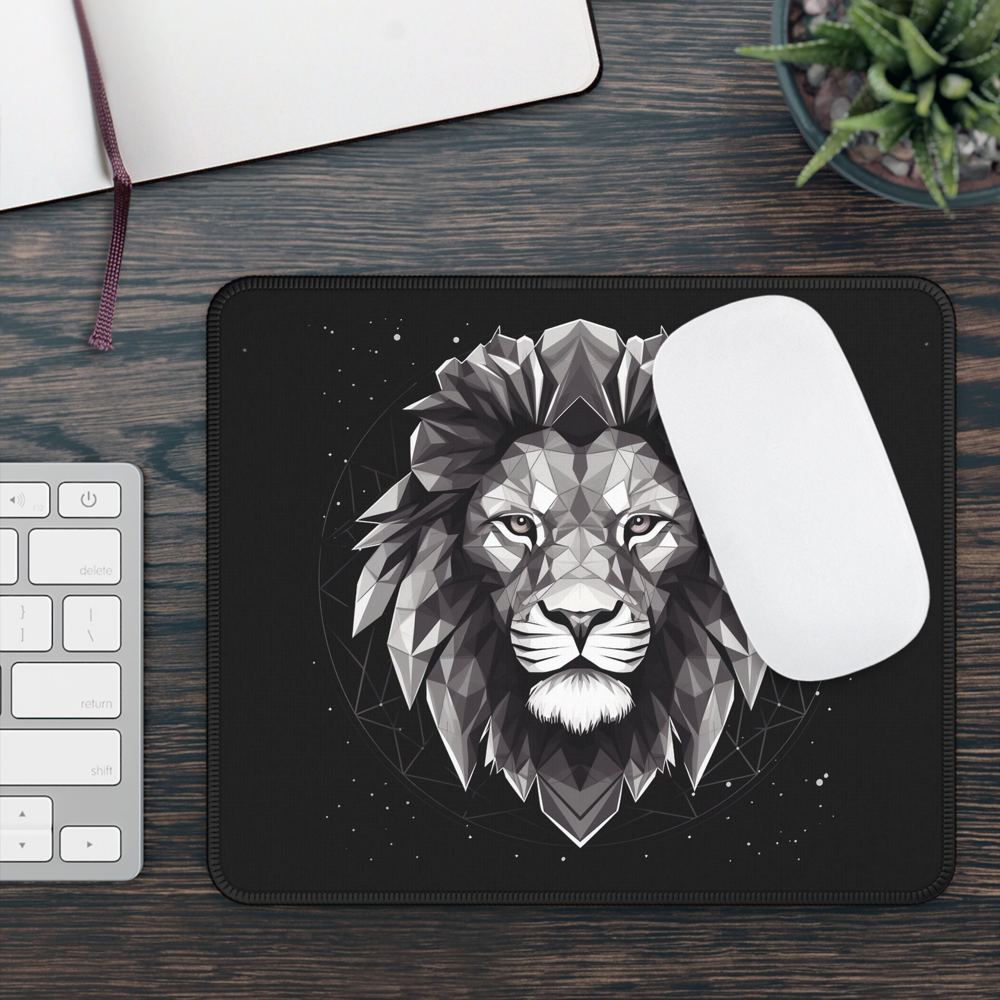 Lion Gaming Mouse Pad Lion Office Mouse Pad Lion Deskstop Mouse Pad ...
