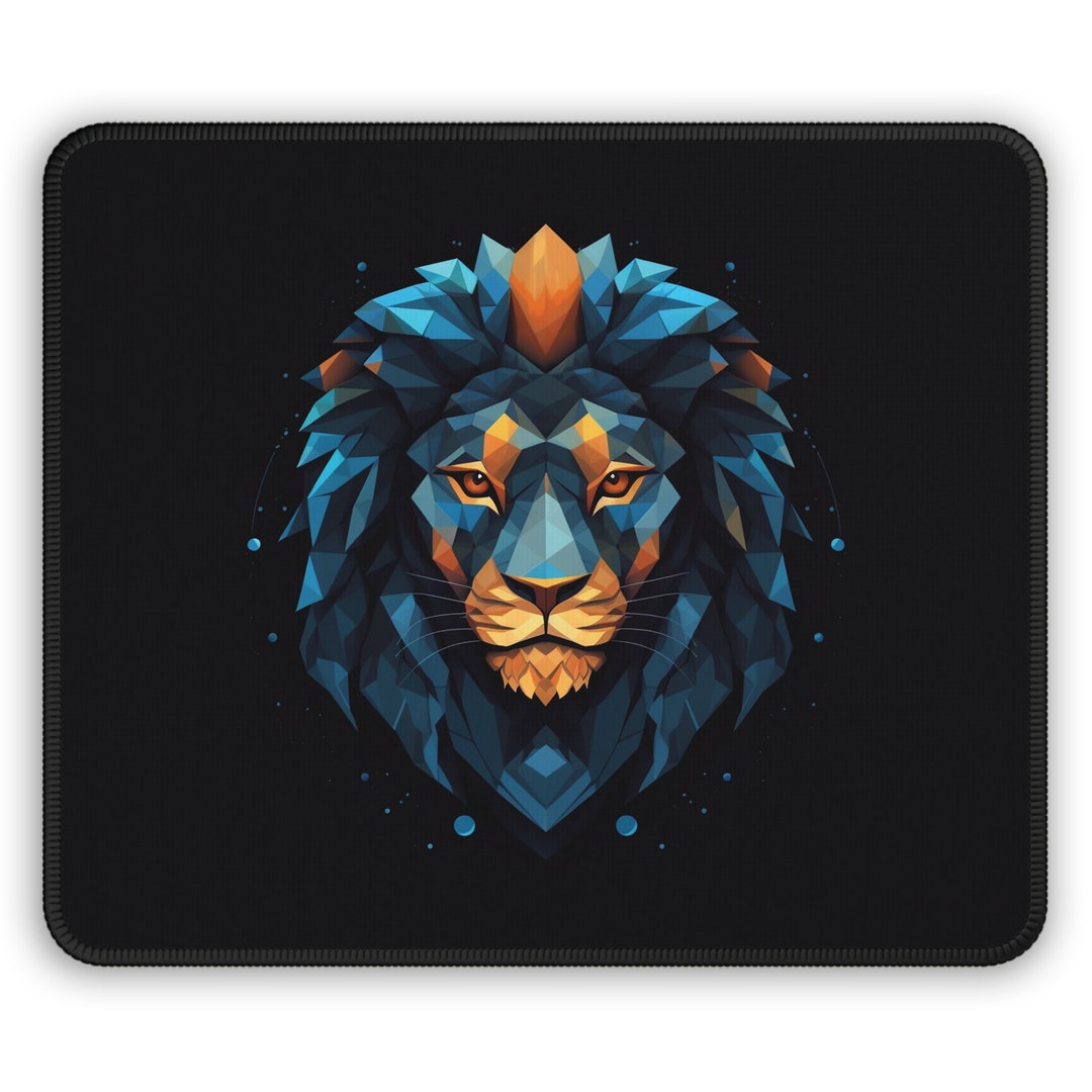Lion Gaming Mouse Pad Lion Art Mouse Pad Lion Mouse Pad Lion Office ...