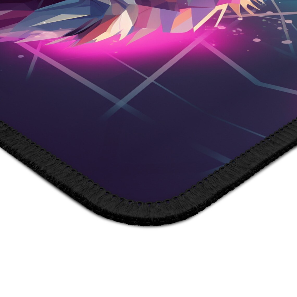 Wolf Gaming Mouse Pad Wolf Geometric Pad Cyber Wolf Design Wolf Design ...