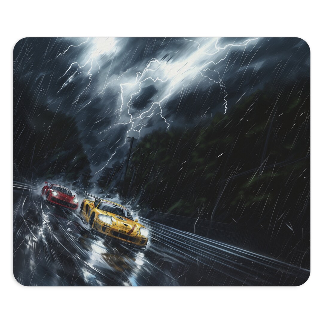 Racing Mouse Pad Race Mouse Pad Office Sports Car Mouse Pad Car Racing ...