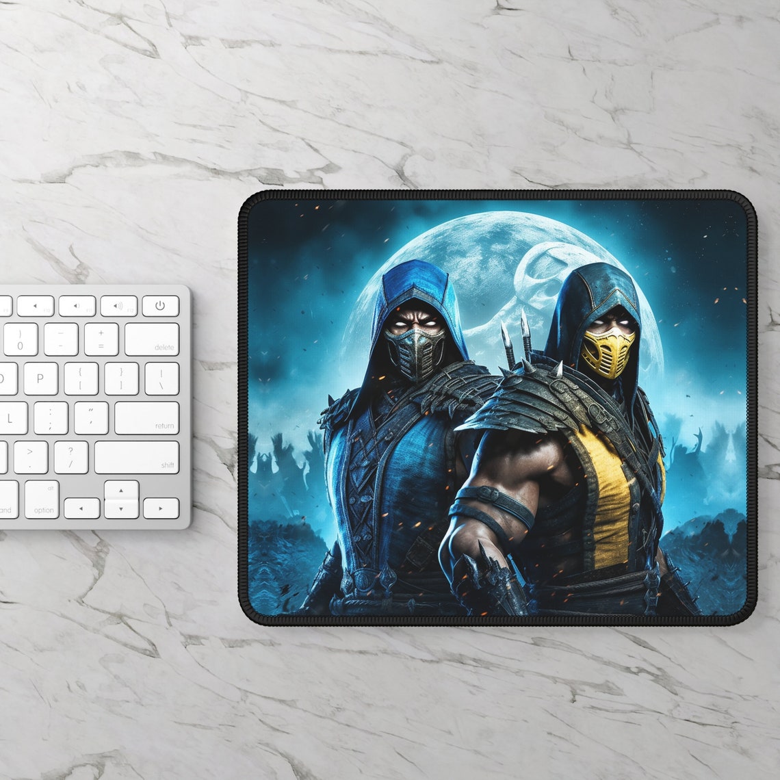 Scorpion and Sub-zero Gaming Mouse Pad Scorpion Mouse Pad Sub - Etsy