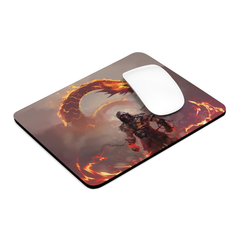 Scorpion Mouse Pad Mortal Kombat Mouse Pad Scorpion Office Mouse Pad ...