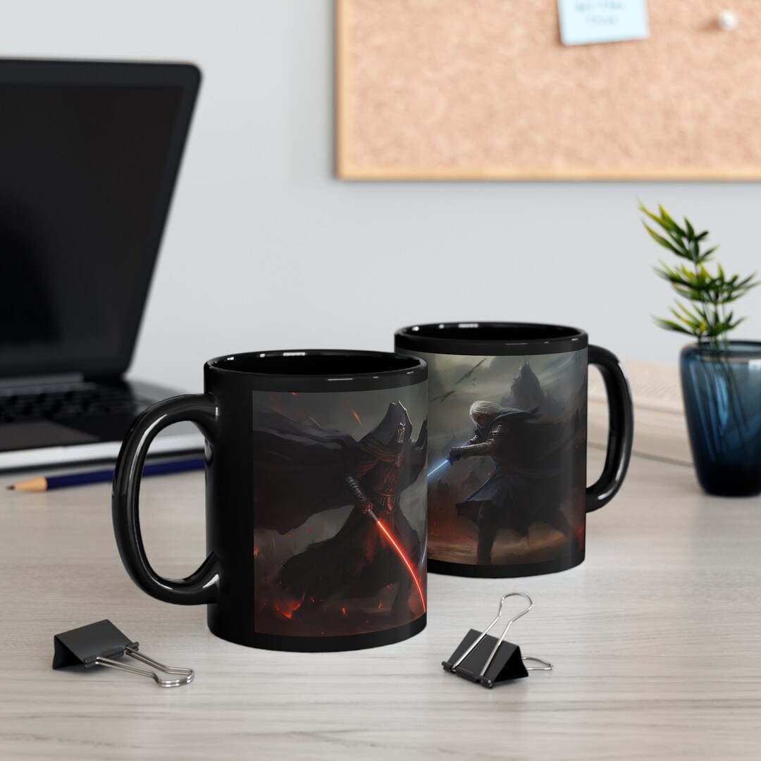 Star Wars Black Mug Star Wars Mug Sith Lord Mug Jedi Mug Star Wars ...