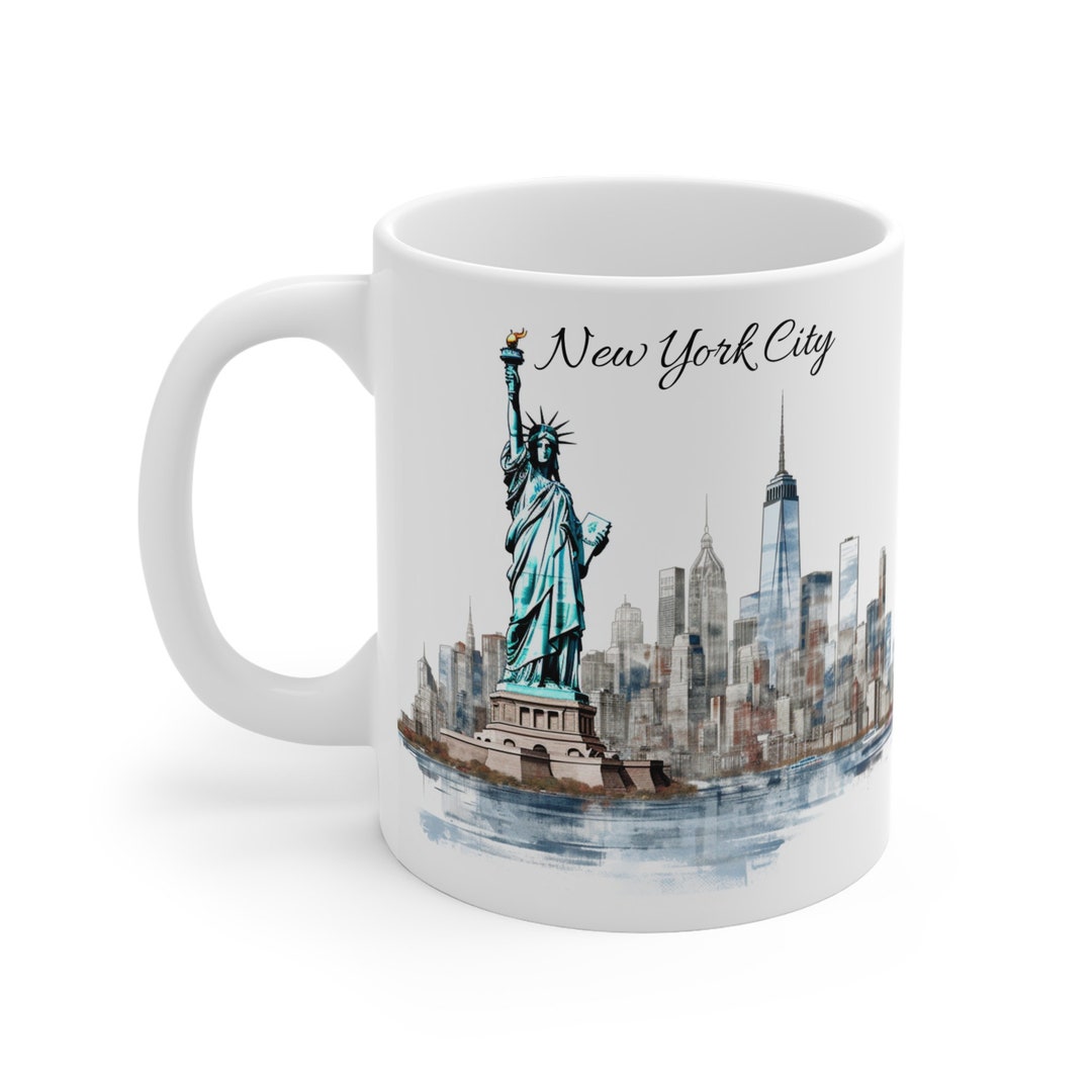 New York Mug New York Coffee Mug Cup Gift Coffee Mug Gift Travel Mug ...