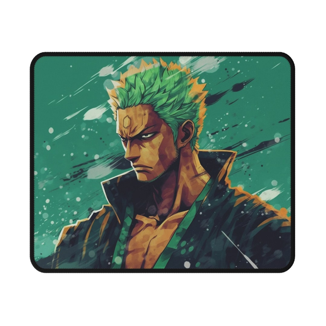 Zoro Non-slip Mouse Pads Roronoa Zoro Art Mouse Pad One Piece - Etsy