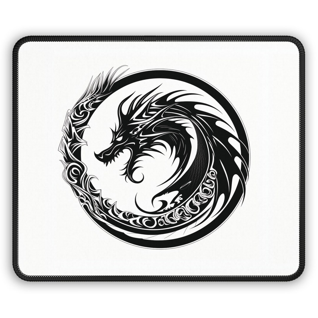 Dragon Gaming Mouse Pad Dragon Symbol Mouse Pad Dragon Design Mouse Pad ...
