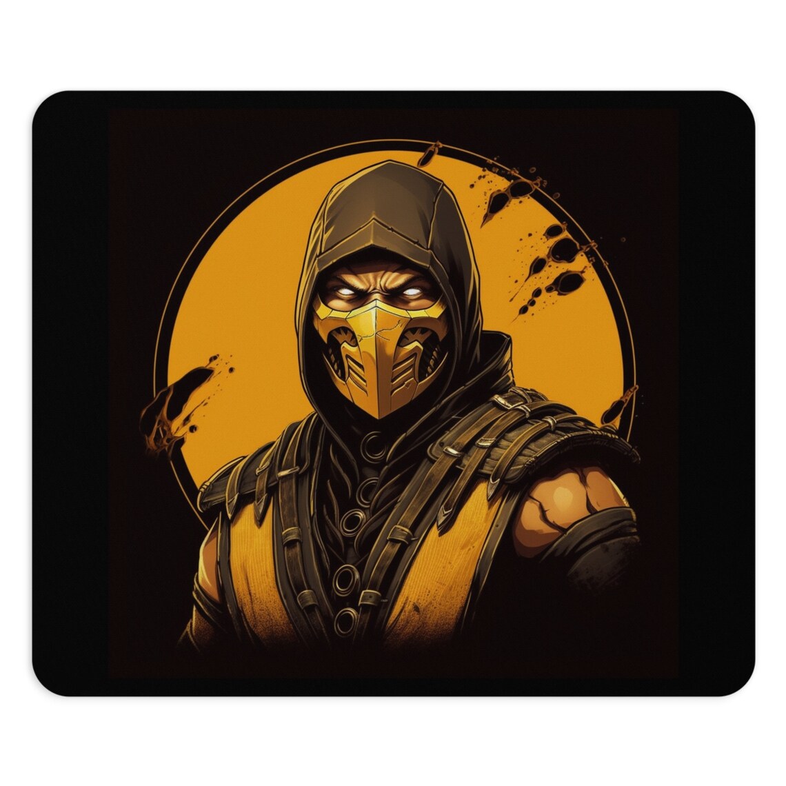 Scorpion Mouse Pad Mortal Kombat Mouse Pad Mortal Kombat - Etsy