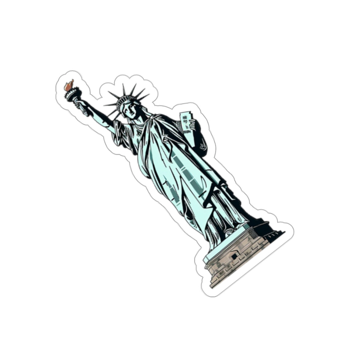 Statue of Liberty Sticker New York Sticker Laptop Sticker Best Friend ...