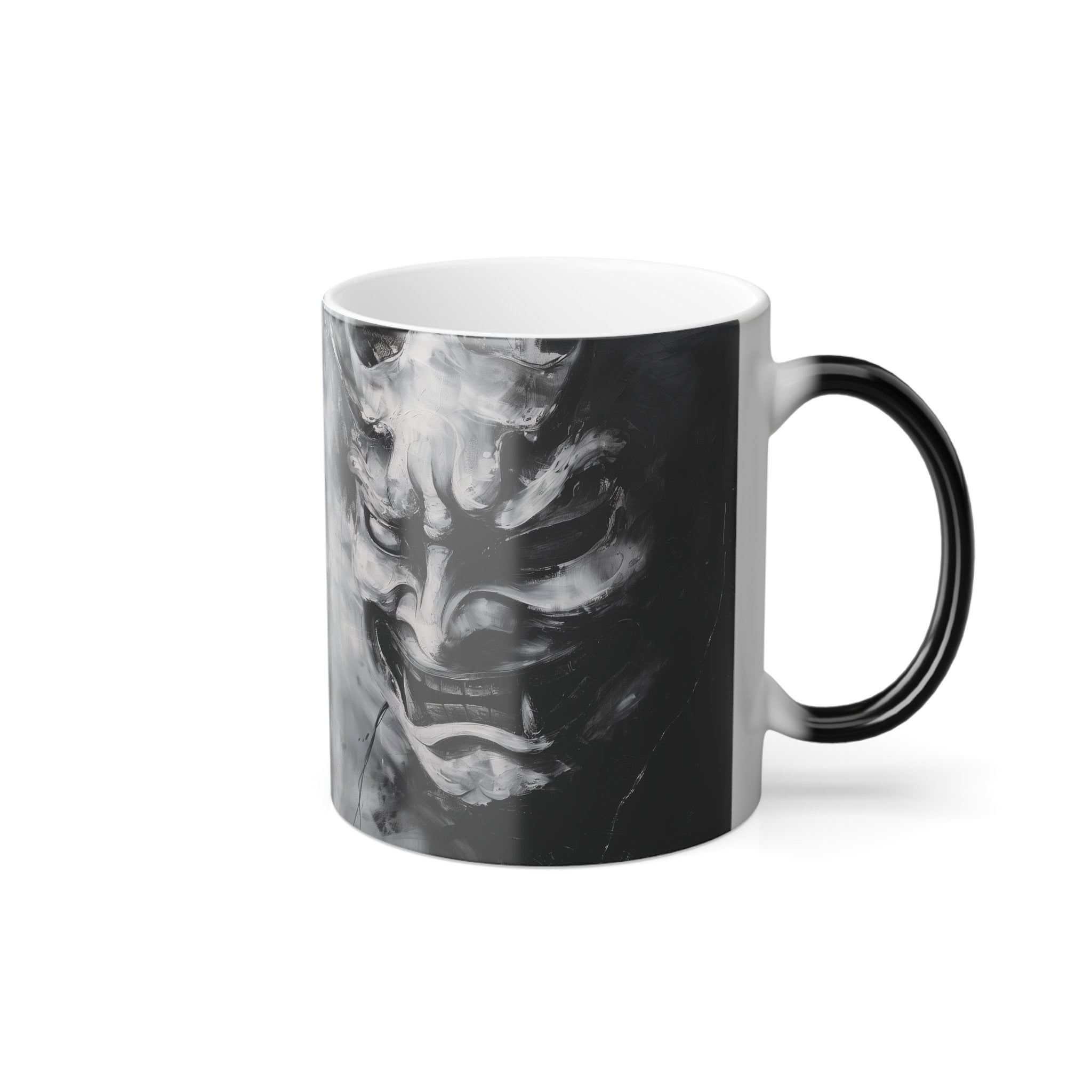 Oni Mask Color Morphing Mug 11oz Oni Mask Mug Oni Cup Demon Coffee Cup ...