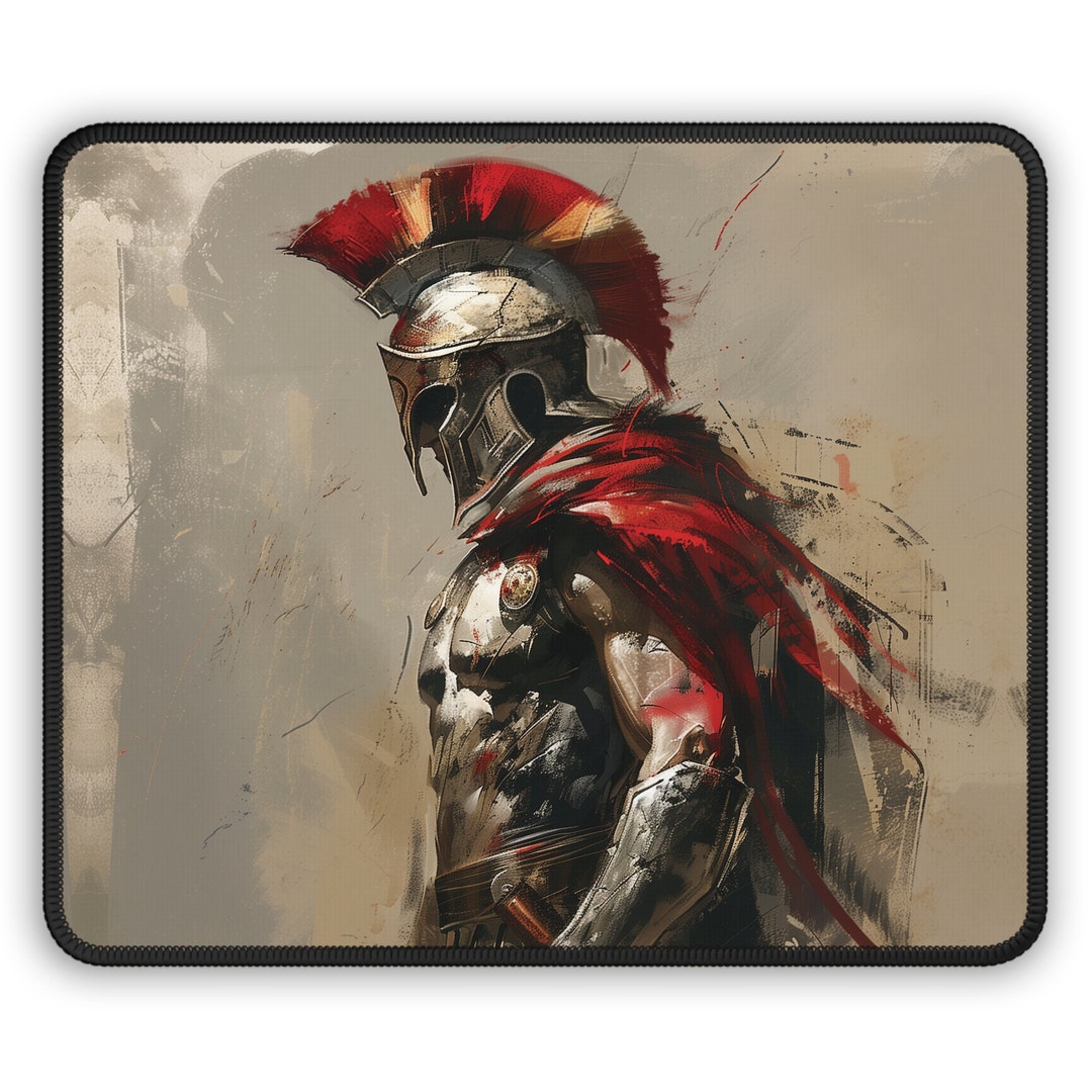 Spartan Gaming Mouse Pad Spartan Design Mouse Pad Spartan Office Mouse ...