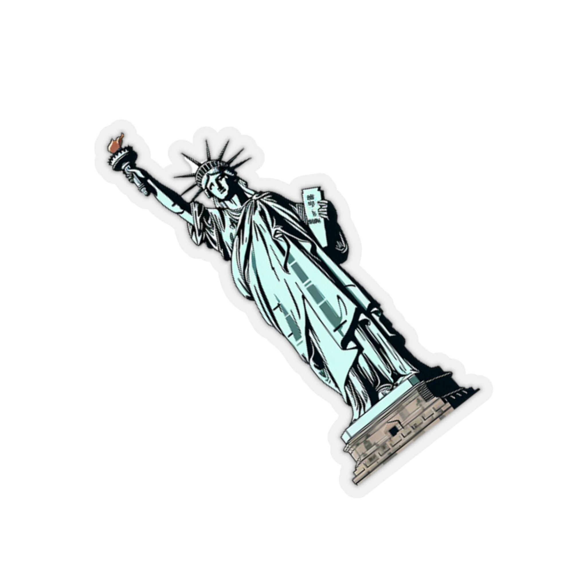 Statue of Liberty Sticker New York Sticker Laptop Sticker Best Friend ...