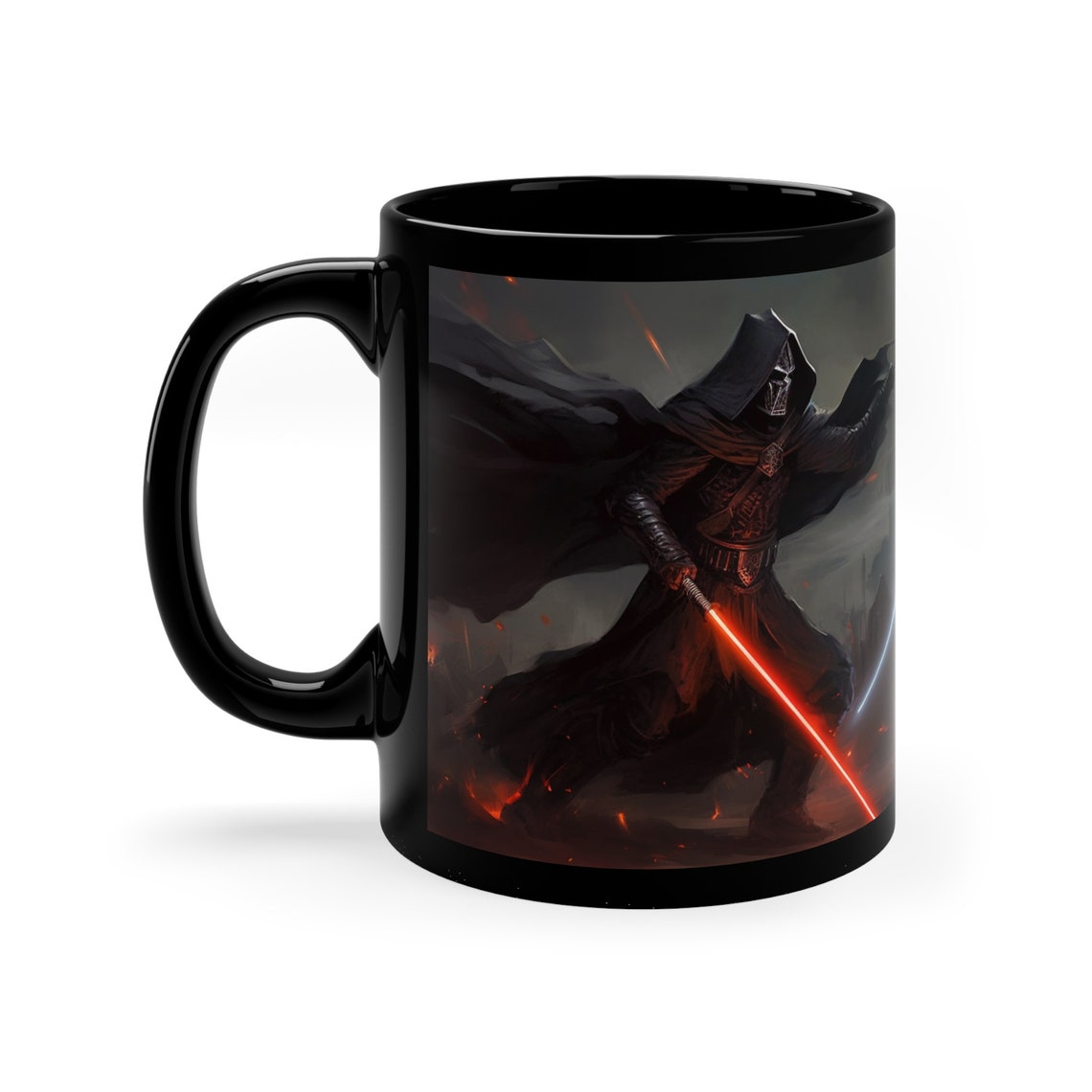 Star Wars Black Mug Star Wars Mug Sith Lord Mug Jedi Mug Star - Etsy