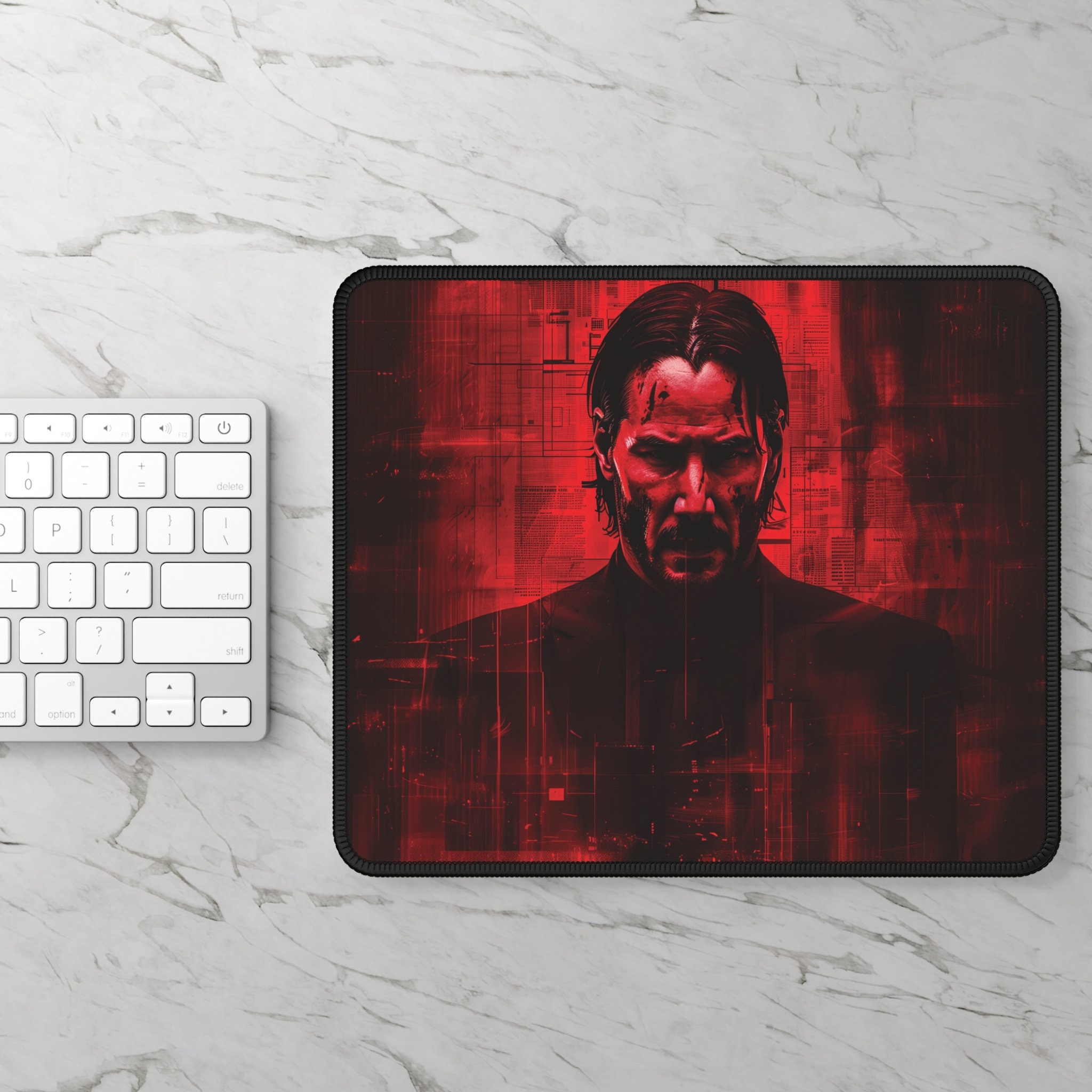 John Wick Gaming Mouse Pad Assassin Mouse Pad John Wick Office Mouse ...