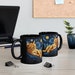 Sleeping Cat Starry Night Ceramic Coffee Mug Cat Lover Coffee Cup Art ...